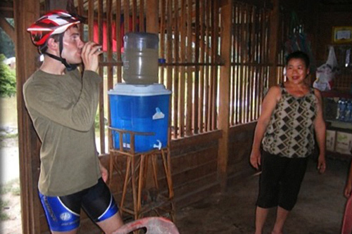 TerraClear Promotes Ceramic Water Filters with Bicycle Tour in Laos